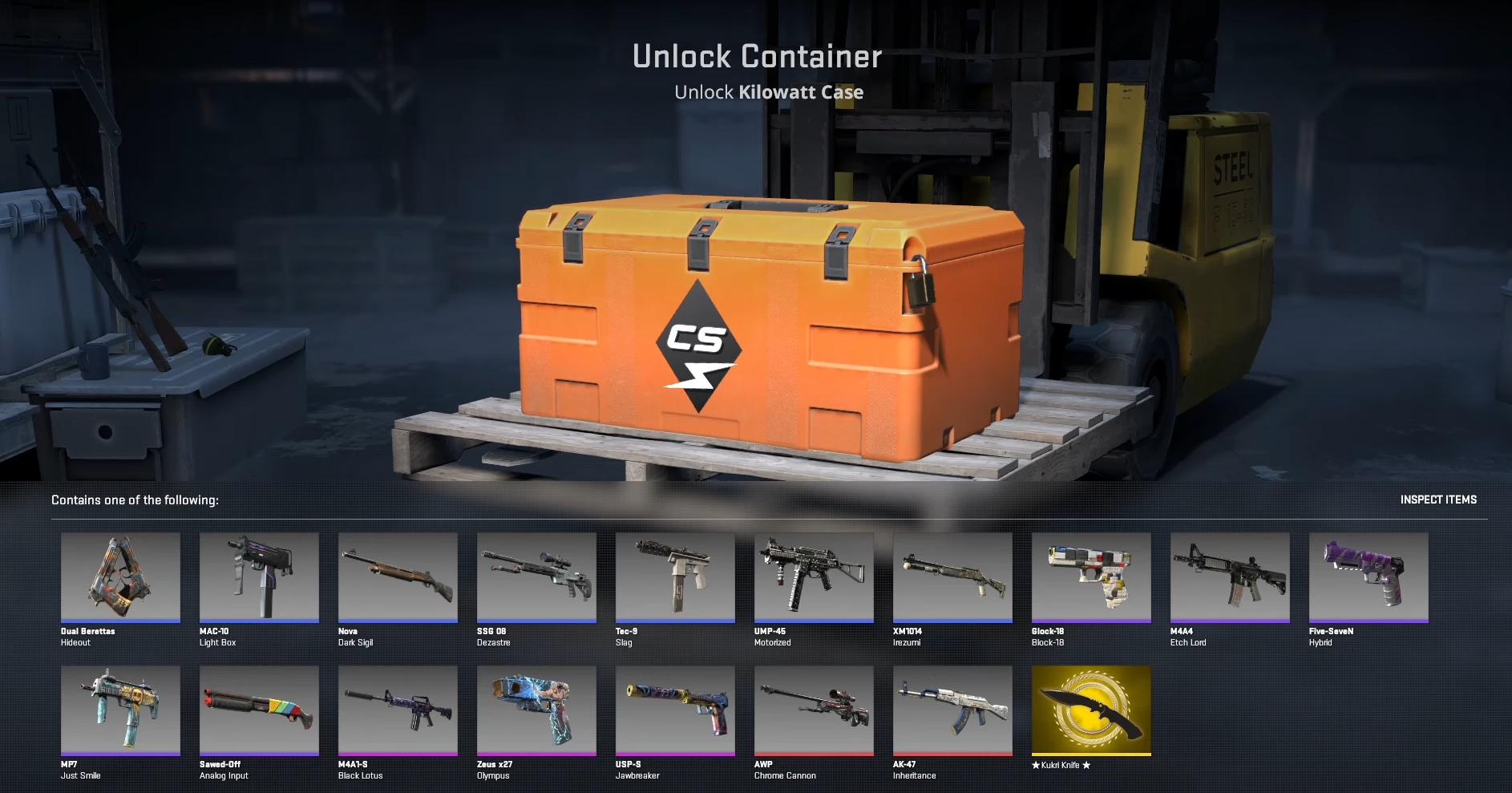 Kilowatt сase: Первый кейс в истории CS2. Обзор лучших скинов. - CSMARKET Блог