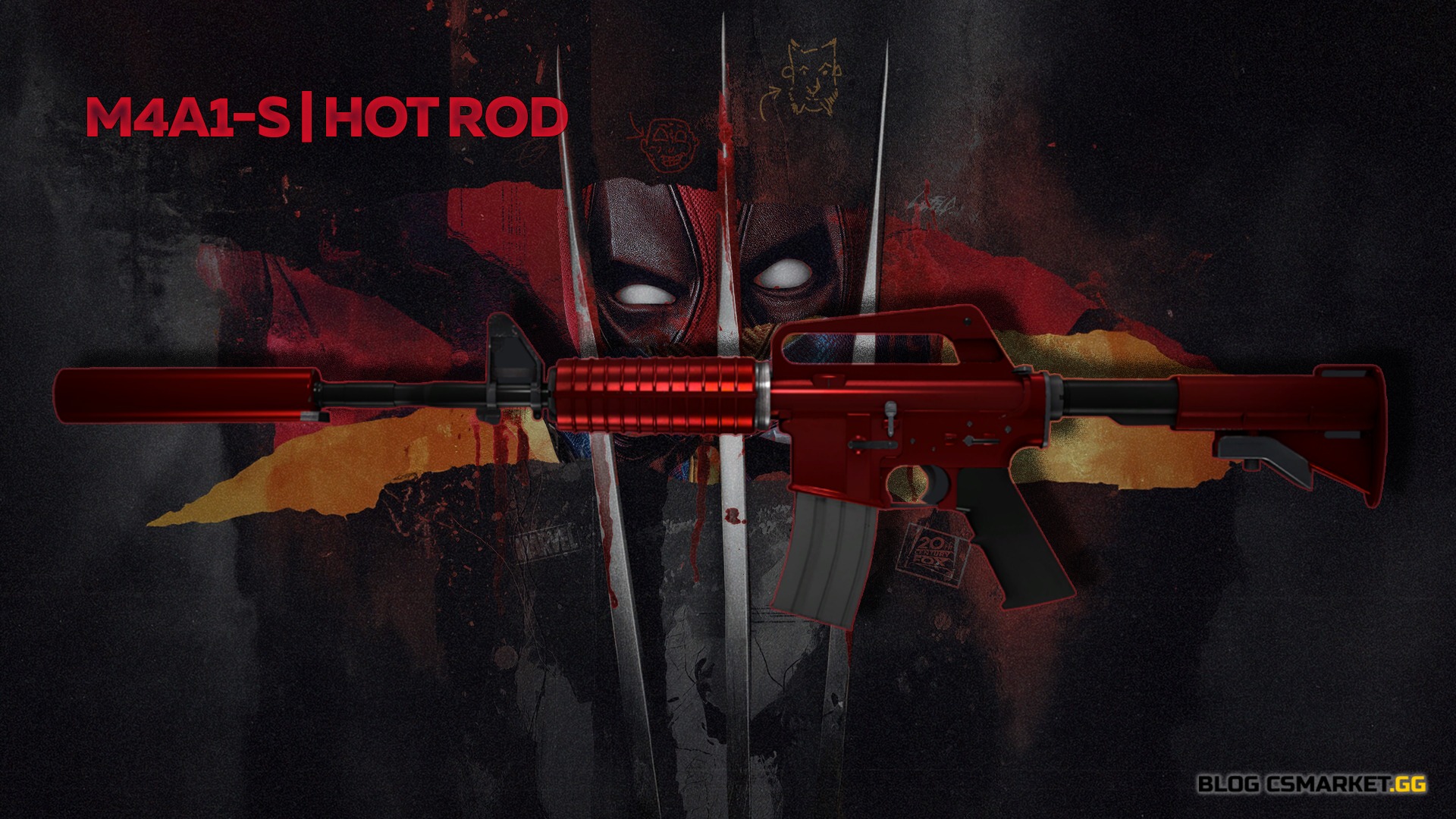 Deadpool's Red Set in Counter-Strike 2: Become the Most Daring and ...