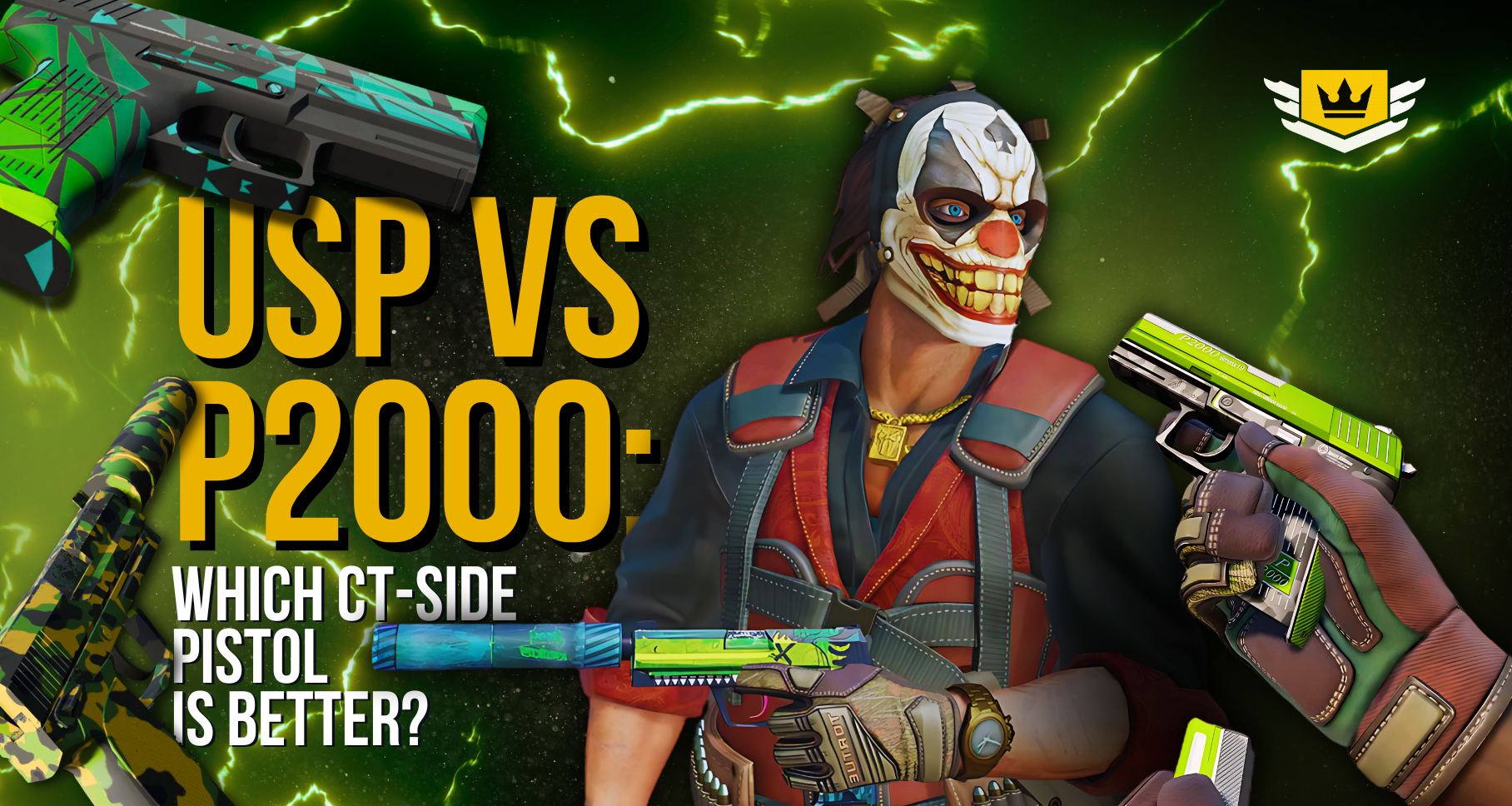 USP vs P2000: Which CT-Side Pistol is Better?